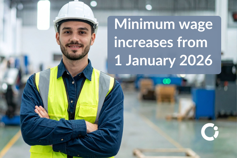 Minimum wage increases since 1 January